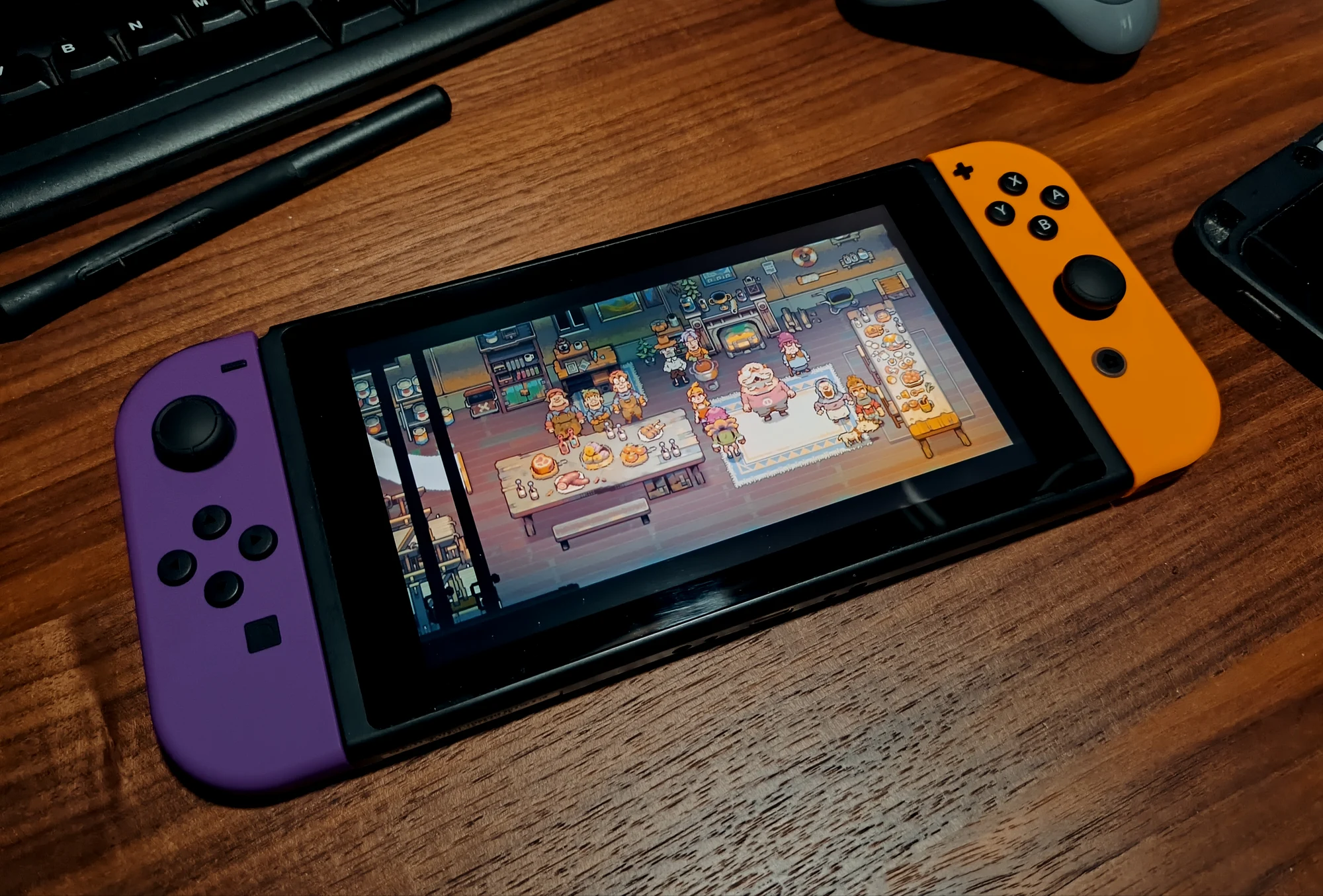 换了新的joy con 颜色真好看啊 真好看🥺（反复欣赏 | 机组 | 机核 GCORES