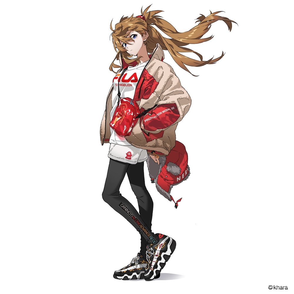 潮到不行，RADIO EVA x FILA插图及商品公开 | 机核 GCORES