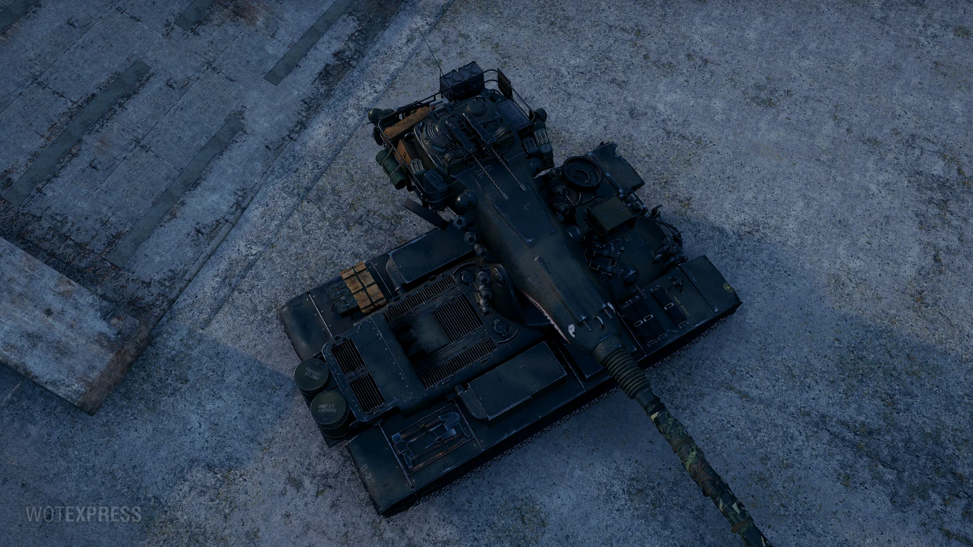 WG公布的美系10级坦克M-V-Yoh的专属3D皮肤，暂定名“旗鱼” 很有冷战时期的科幻感。 | 机组 | 机核 GCORES