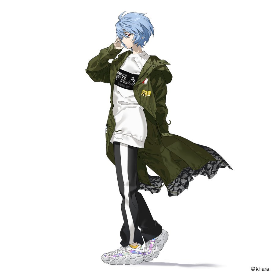 潮到不行，RADIO EVA x FILA插图及商品公开 | 机核 GCORES